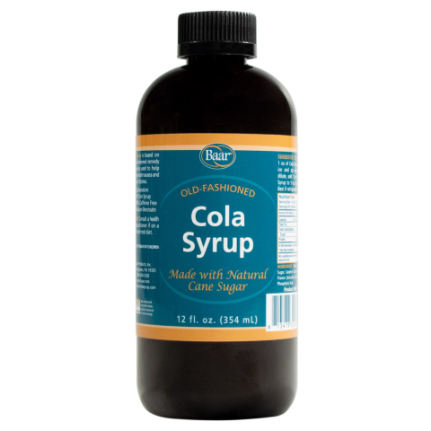 Cola Syrup with Pure Cane Sugar, 12 oz