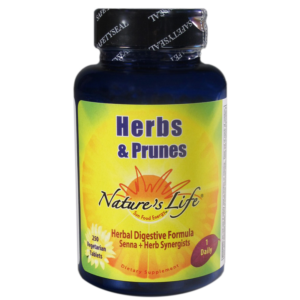 Herbs and Prunes, 250 tablets