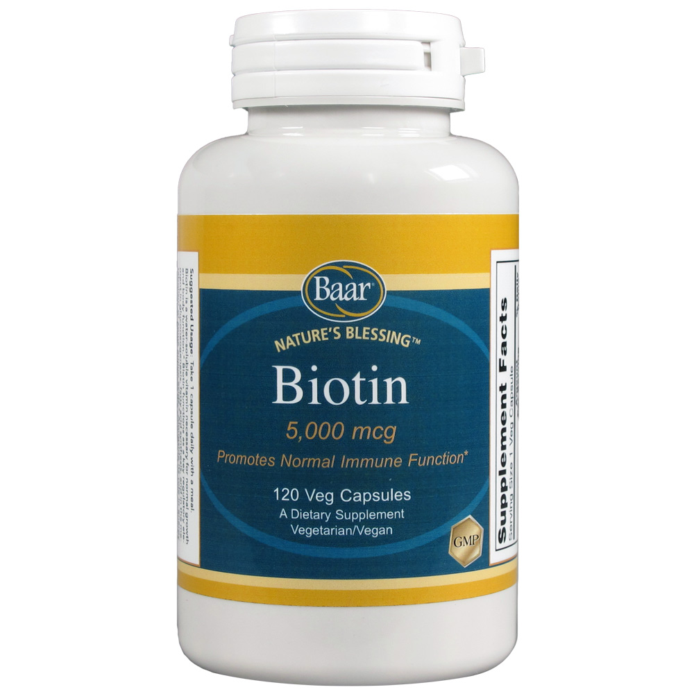 Biotin 5,000 mcg: Support for Hair, Skin & Metabolism