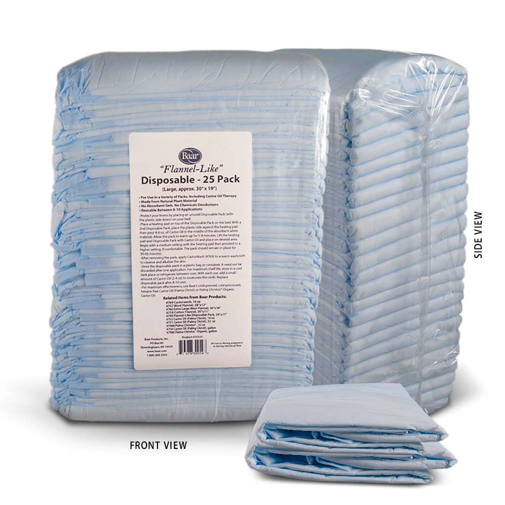 Large Disposable - 25 Pack, 25 Disposable Packs