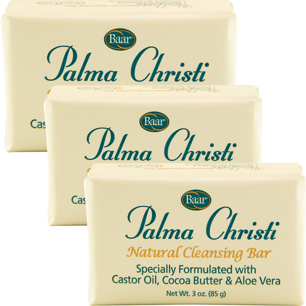 Baar Products, Inc.: Palma Christi Bar Soap, 3 Bar Set
