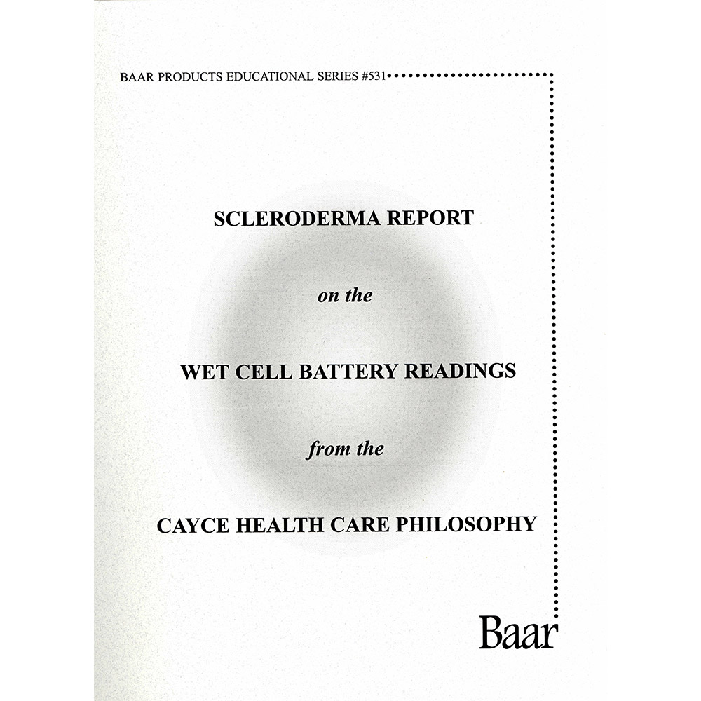 Baar Products, Inc.: Scleroderma Report, 44 pages