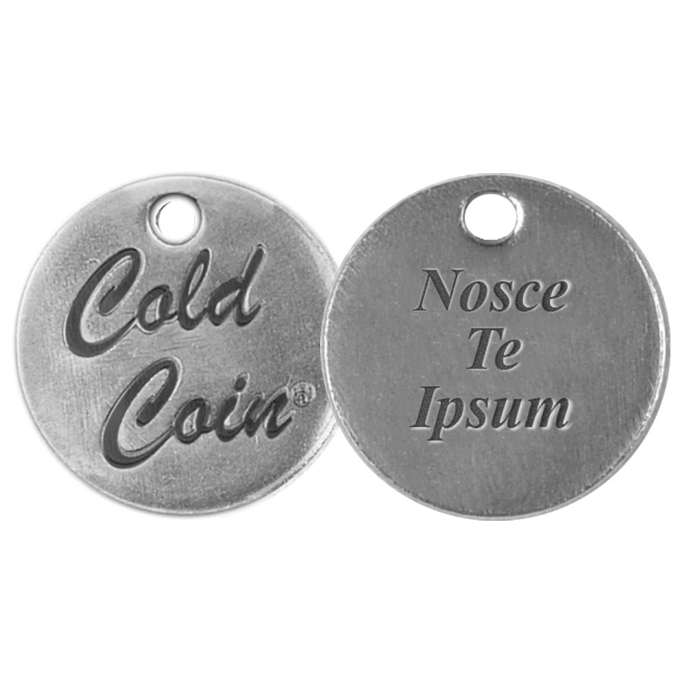 Nosce Te Ipsum "Know Thyself" Cold Coin, 1 piece