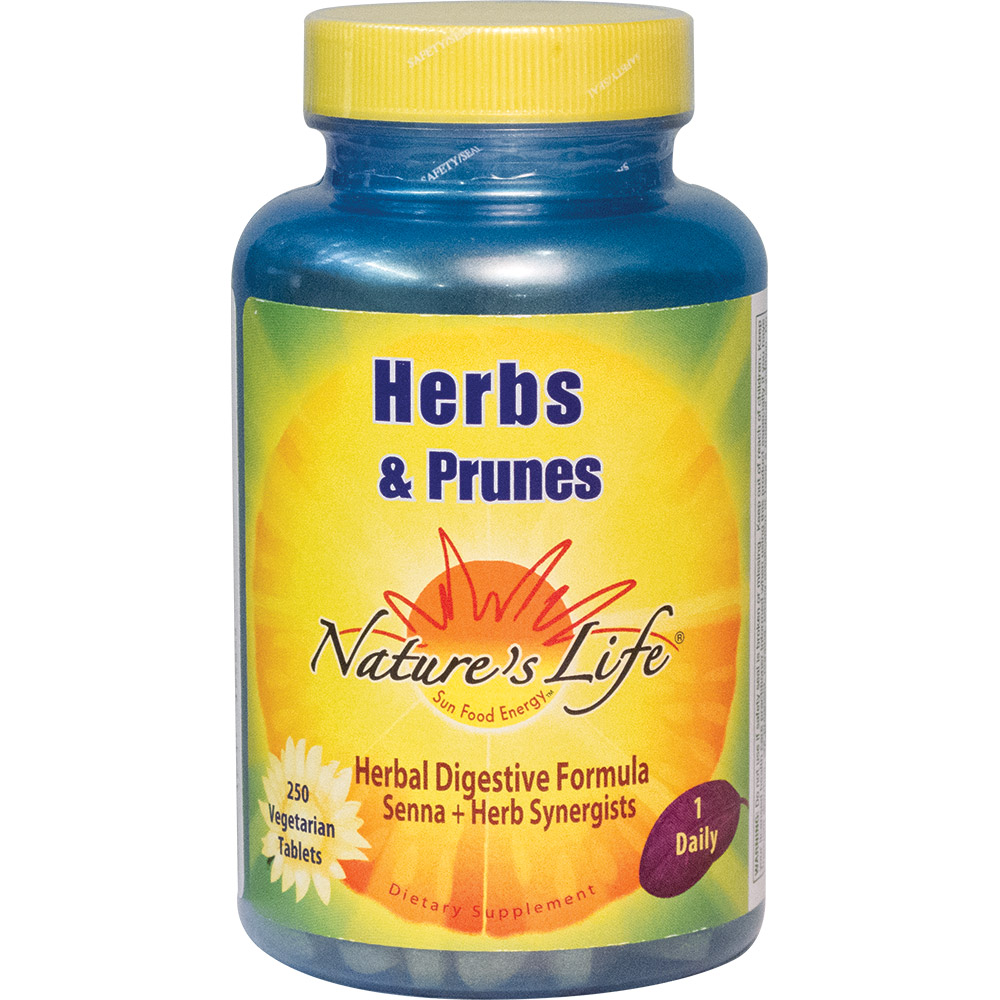 Herbs and Prunes, 250 tablets
