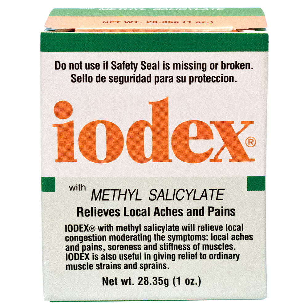 Iodex with Methyl Salicylate, 1 oz.