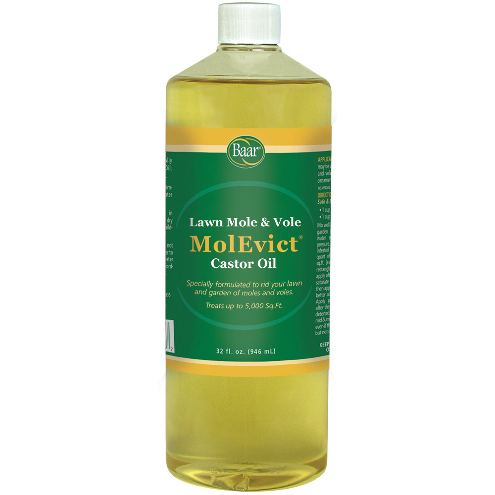 MolEvict Lawn Mole Castor Oil, 32 oz, 32 fl oz