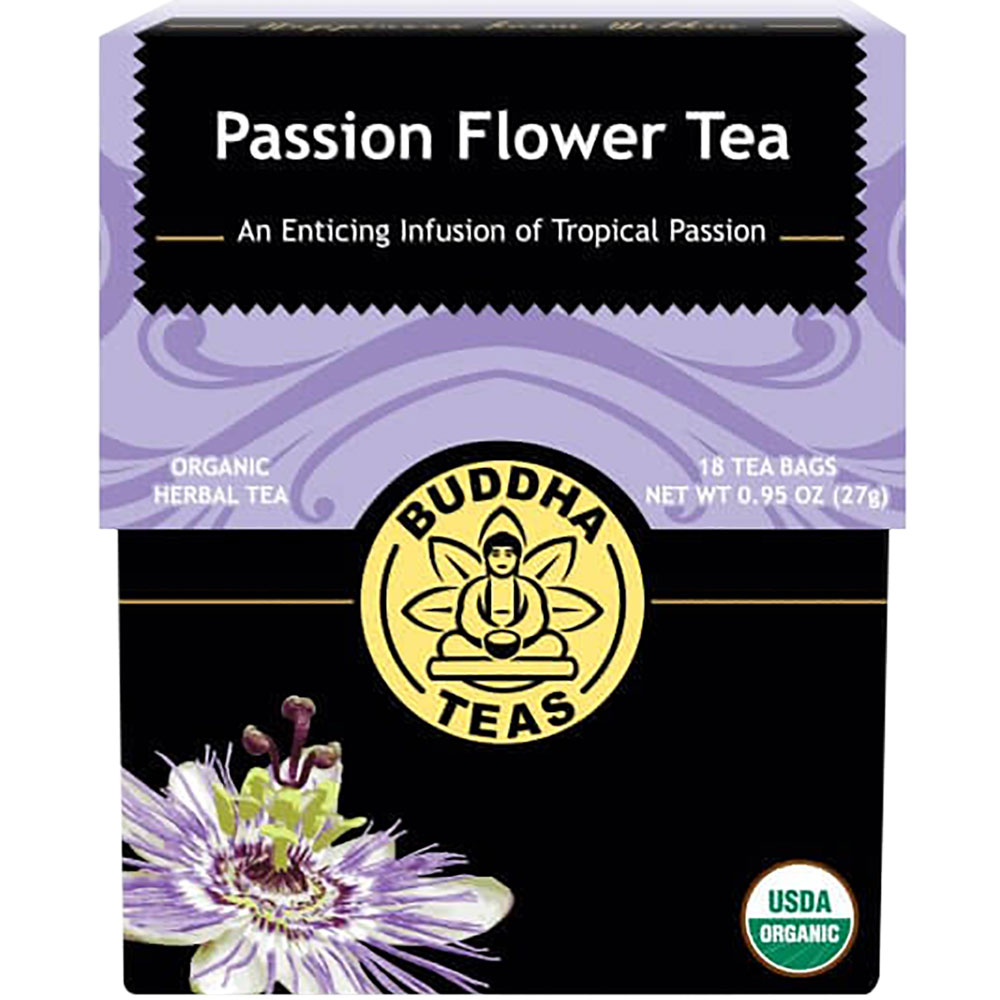 Organic Passion Flower Tea, 18 Tea Bags